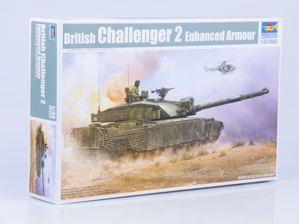 Сборная модель танка Trumpeter Challenger 2 с модернизированной бронй ...