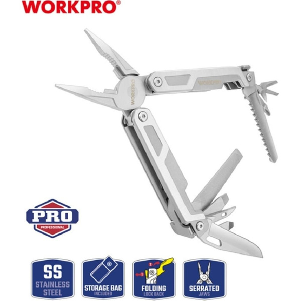 Мультитул WORKPRO WP382002 купить на OZON по низкой цене (1873010333)