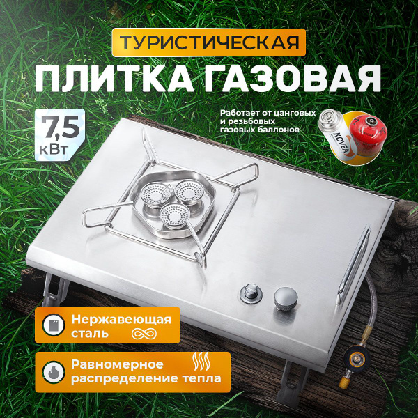 Плитка газовая походная, печь туристическая встраиваемая - купить с ...