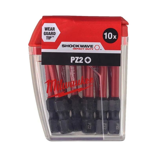 Бита Milwaukee для шуруповерта SHOCKWAVE IMPACT DUTY PZ2 X 50mm (10шт ...