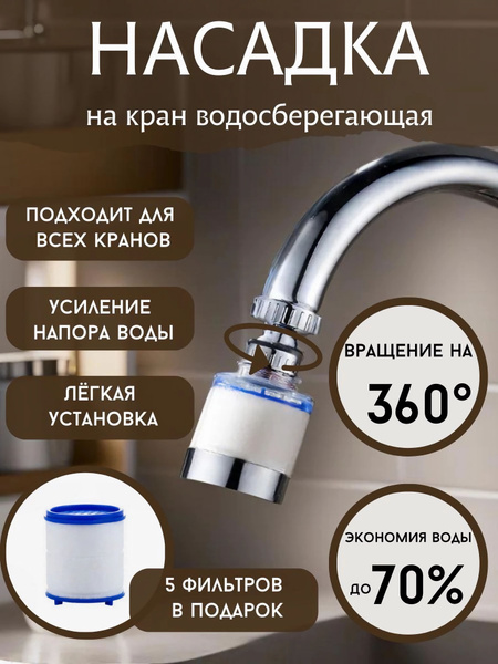 Насадка на кран для кухни, аэратор для смесителя купить по низкой цене ...