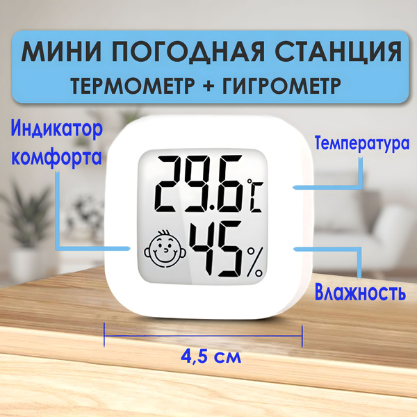 Метеостанция Lifesmile Термометр комнатный. Гигрометр. купить по ...