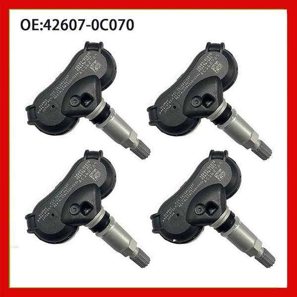 Датчик давления в шинах 4 шт., Tpms 42607-0C070 для Toyota Sequoia 2008 ...