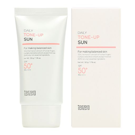 TENZERO Солнцезащитный крем с тонирующим эффектом SPF 50+/PA+, 50г ...