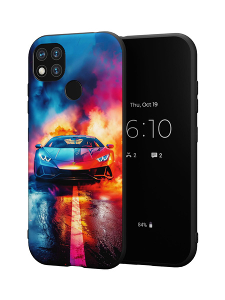 Силиконовый чехол Mcover для Redmi 9C (Редми 9С), Ламборгини - купить с ...
