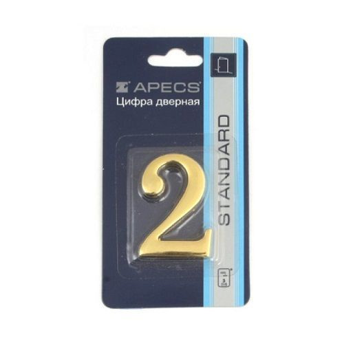 Цифры для двери, Сталь, золотой купить по низкой цене в интернет-магазине OZON (1553253051)