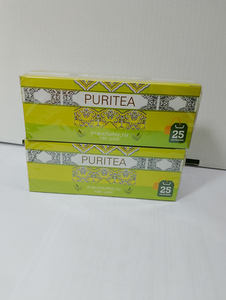 чай зеленый PURITEA 2шт по 25 пак (02.26)№6 - купить с доставкой по выгодным ценам в интернет ...