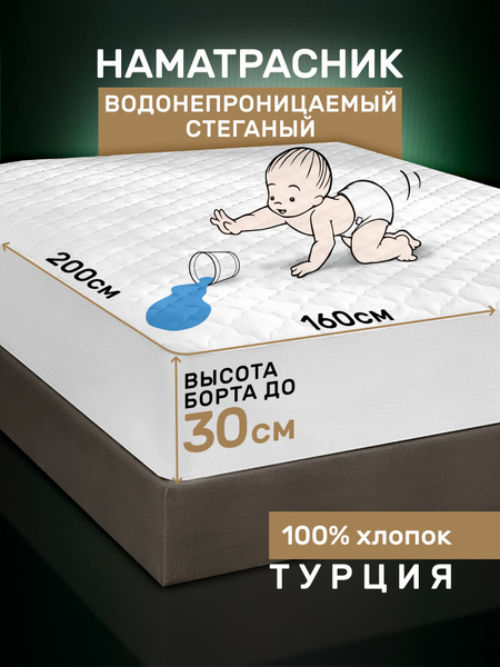 Наматрасник защитный Karna 160x200 - купить по низкой цене с доставкой ...