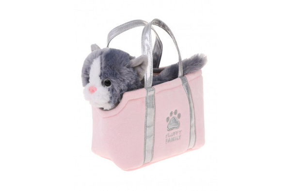 Мягкая игрушка Fluffy Family Котенок Пушистик, 19 см, в сумке 681931 ...