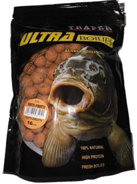 Трапер (Traper ultra boilies) Бойлы тутти-фрутти 16мм 500г. Польша ...