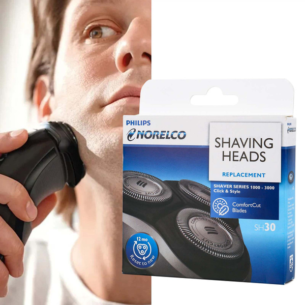 Бритвенные головки Philips SH30 для бритв Philips Series 1000, 2000 ...