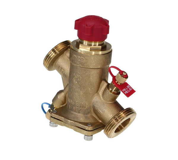 Клапан балансировочный автомат латунь AQT-R Ду 25 G1 1/4" Ру20 Тмакс130 ...