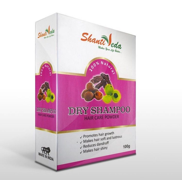 DRY SHAMPOO Hair Care Powder Shanti Veda (Сухой шампунь "АМЛА, РИТХА ...