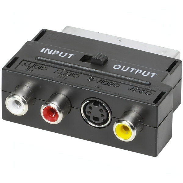 Переходник для кабеля Vivanco SCART папа/3*RCA+S-Video мама (47048 ...