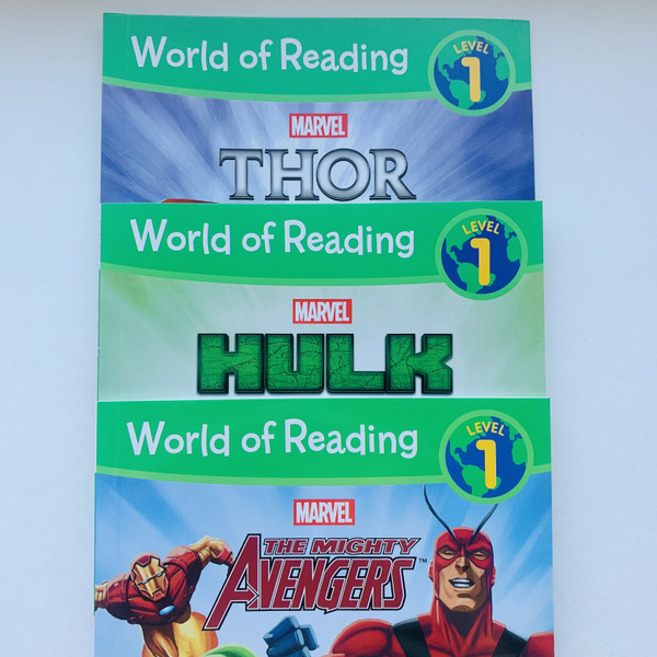 Набор №7 из 3 книг. World of Reading. Marvel. Level 1. These are The ...