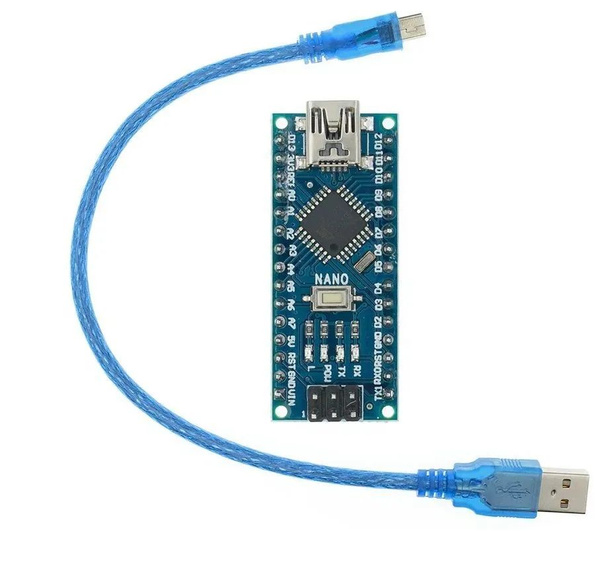 Плата Arduino Nano V 3 0 с кабелем Usb Atmega328p Ch340 купить с