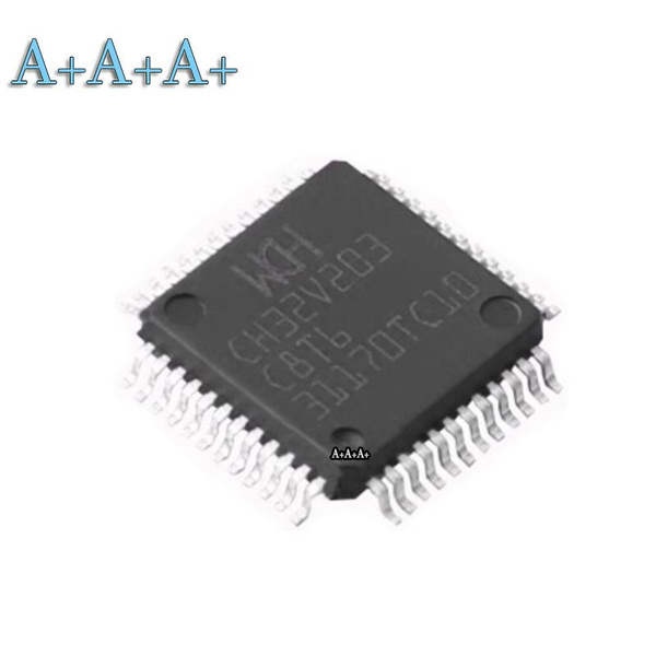 Совершенно новый оригинальный CH32V203C8T6 микрочип MCU Qinheng MCU SMD ...