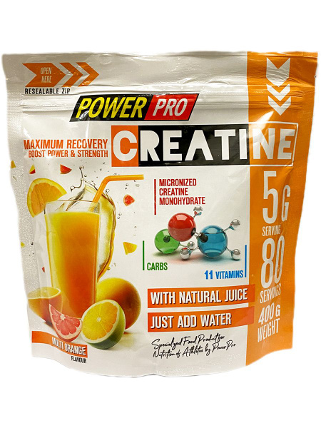 Power Pro Creatine Maximum Recovery 400 г Цитрусовый микс - купить с ...
