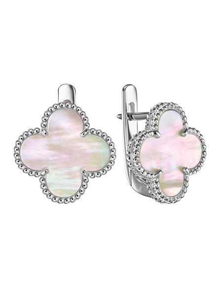 NIAGARA JEWELRY Серьги ювелирные Золото белое 585 пробы - купить с ...