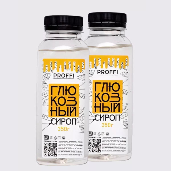 Сироп глюкозный кондитерский 43% PROFFI комплект 2*350 г - купить с доставкой по выгодным ценам ...