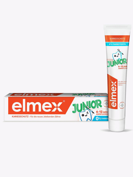 Elmex Паста зубная для детей 6-12 лет - купить с доставкой по выгодным ...