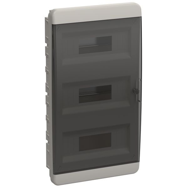 Корпус пластиковый ЩРВ-П-36 IP41 черная прозрачная дверь TEKFOR IEK - купить по выгодной цене в ...