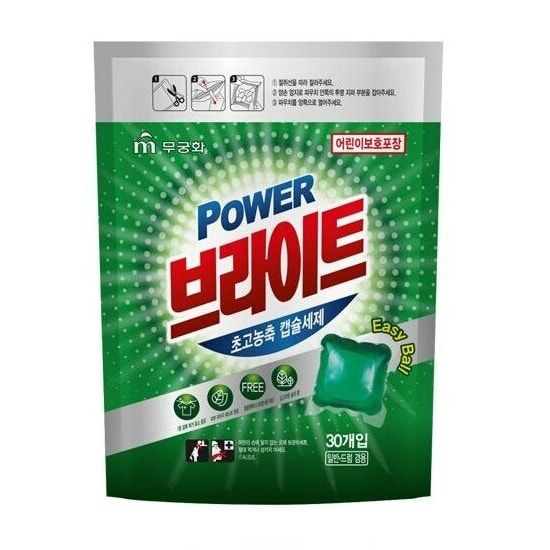 Mukunghwa "Power Bright Ultra-Concentrated Capsules" Капсулы для стирки ...