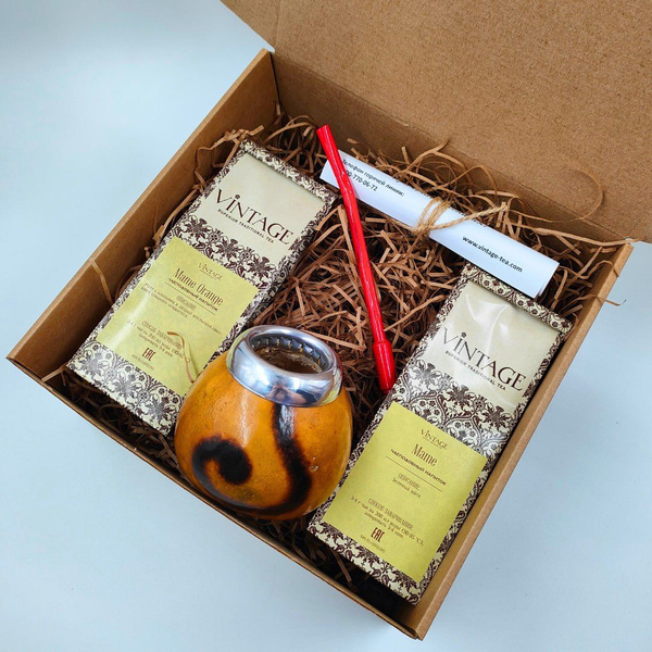 Калабас для мате Чайно-кофейная сеть "VINTAGE" "Аргентина", 240 мл, 5 ...