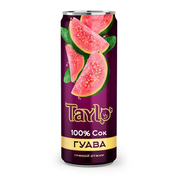 Taylo Сок Гуава 100% сока, 250мл - купить с доставкой по выгодным ценам ...