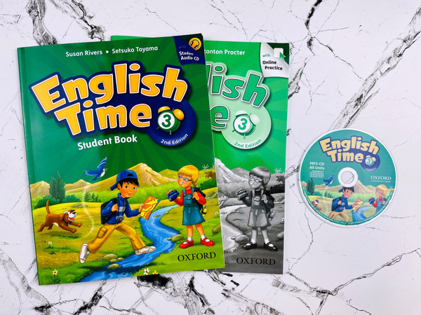 English Time 3 Second Edition, Student book+ Workbook+ CD ...