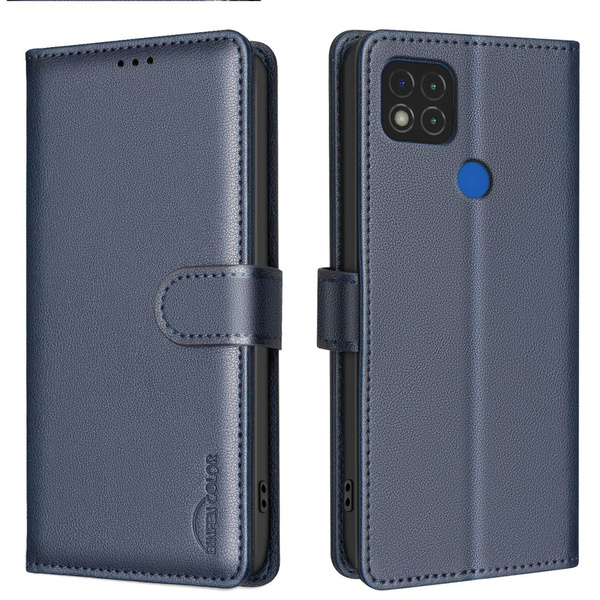 Чехол книжка на Xiaomi Redmi 9C Простой и стильный классический кожаный ...