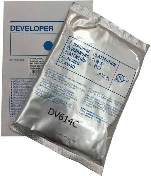 Девелопер DV-614C для KONICA MINOLTA Bizhub PRO C1060L, PRESS C1060 ...