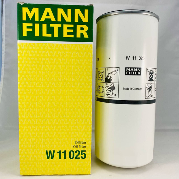 Фильтр масляный MANN FILTER Масляный фильтр MANN-FILTER W11025 (MANN ...