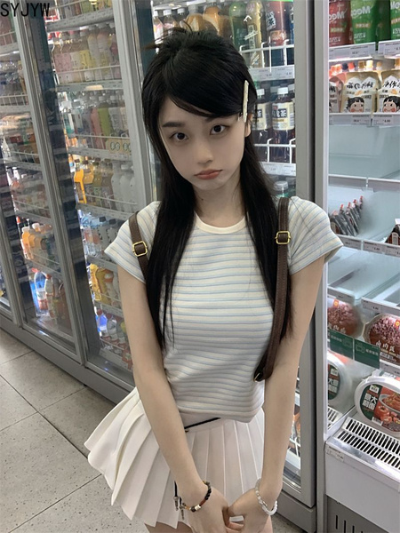 Футболка SYJYW, размер 48, цвет синий, Полиэстер - купить по выгодной цене в интернет-магазине ...