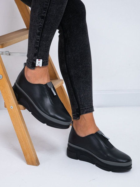 Туфли Женский Ascalini Натуральная кожа, размер 36 Платформа 8 Россия Без застёжки купить c ...