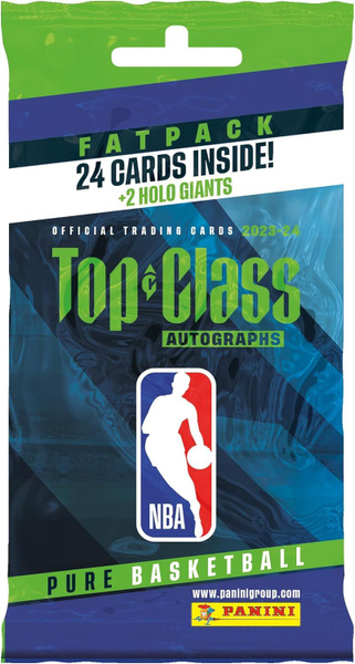Толстый пакет Panini NBA Basketball Top Class 2024, 24 карточки + 2 ...