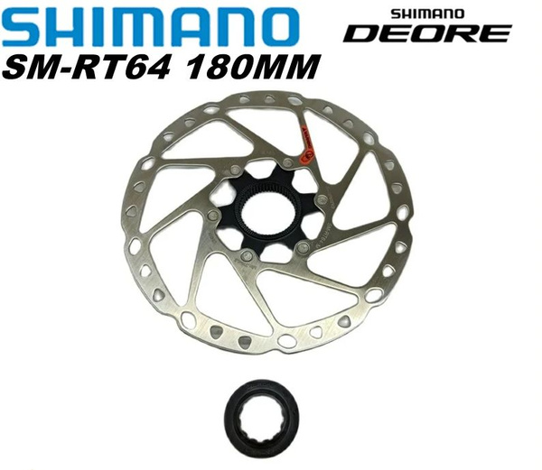 Тормозной диск для велосипеда (ротор), 180 мм, Shimano SM-RT64-M ...