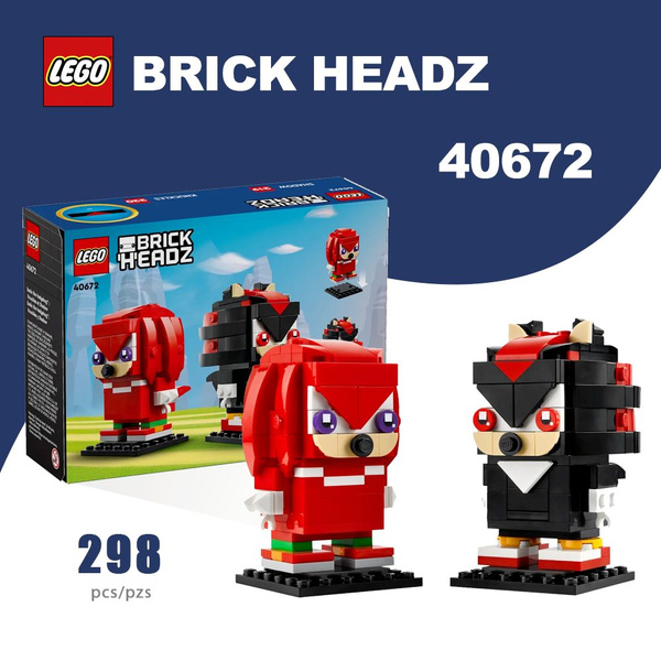 "Хочу Лего" / LEGO BrickHeadz 40672 - Наклз и Шэдоу купить на OZON по низкой цене (1658784574)