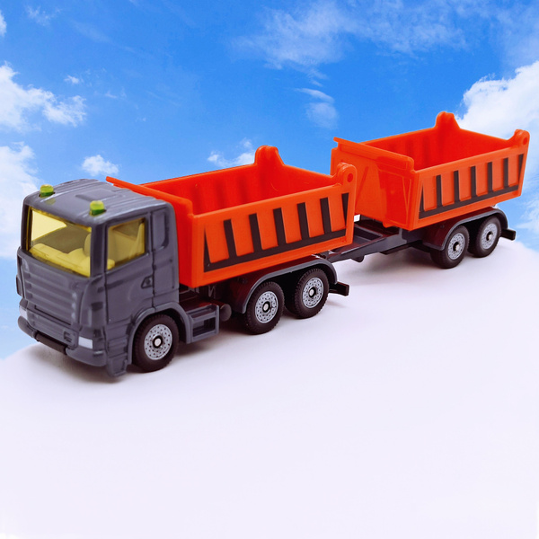 Машинка Siku 1685 - Самосвал с прицепом - 1/55 - металлическая игрушка, SIKU1685 - купить с ...