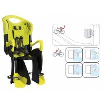 Детское велокресло BELLELLI Tiger Standard B-Fix Hi-Viz, на ...