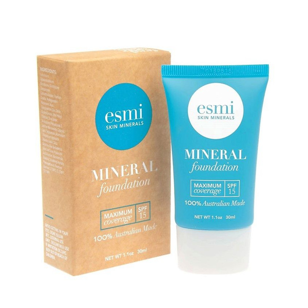 ESMI SKIN MINERALS Тональная основа минеральная Максимальное покрытие Liquid Mineral Foundation ...