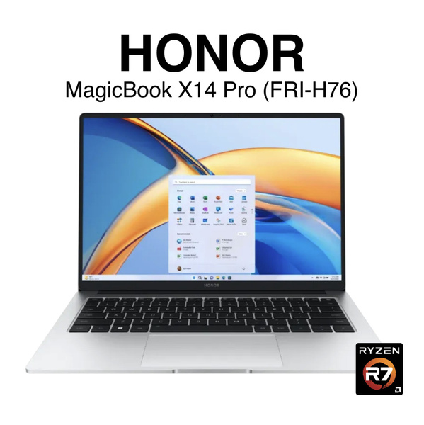 Ноутбук Honor, 14, X14 Pro, AMD Ryzen 7 7840HS, 16 ГБ, AMD Radeon 780M ...