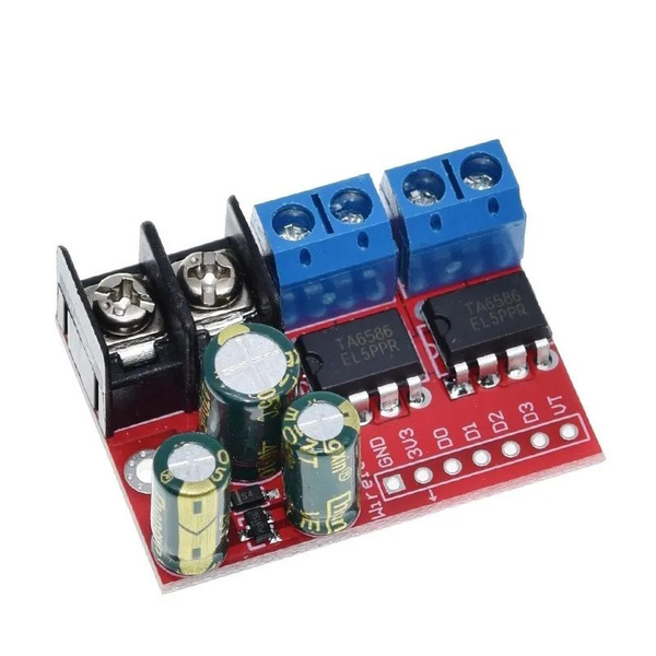 Характеристики Драйвер для 2х моторов Микросхема TA6586 3-14 В , 5А ...