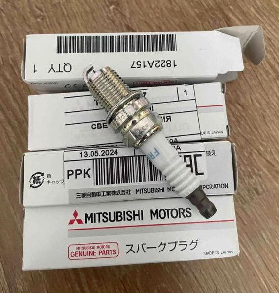 Свеча зажигания Mitsubishi 1822A157 - 4 шт купить на OZON по низкой ...