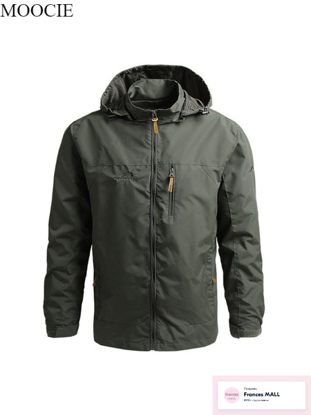 Анорак Мужской MOOCIE глубокий зеленый Нейлон, размер 58 На любой сезон Китай купить c доставкой ...