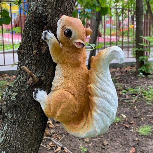 Садовые фигурки для дачи и огорода, дома и сада. Белка навесная ...