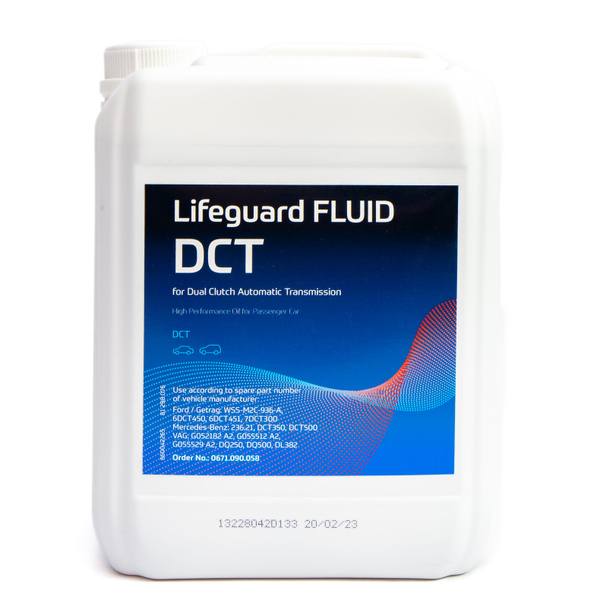 Масло трансмиссионное Lifeguard Fluid DCT, 5л, желтое - купить по ...