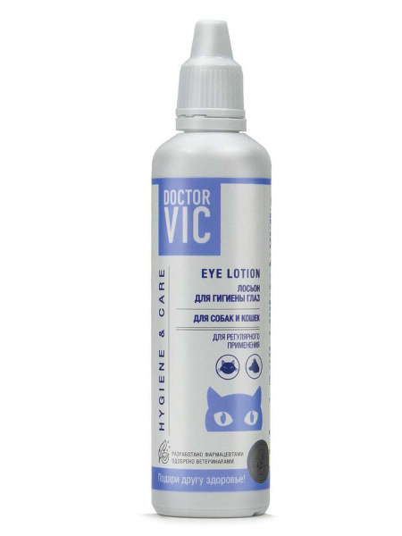 Лосьон гигиенический для ушей кошек и собак 60 мл Doctor VIC купить на OZON по низкой цене ...