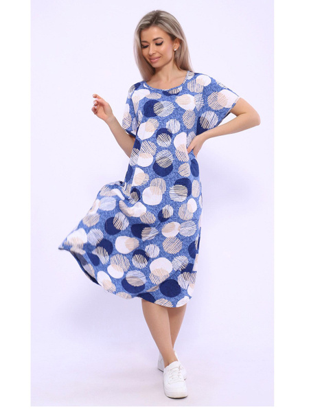 Туника Женский Н-Коллекция Повседневный Короткий Трикотаж, Кулирная ...