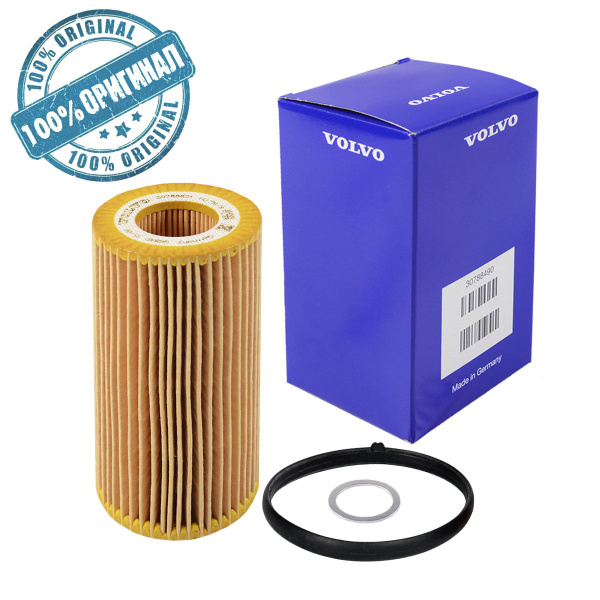 Фильтр масляный оригинал Volvo 30788490 (кольцо под сливную пробку в ...